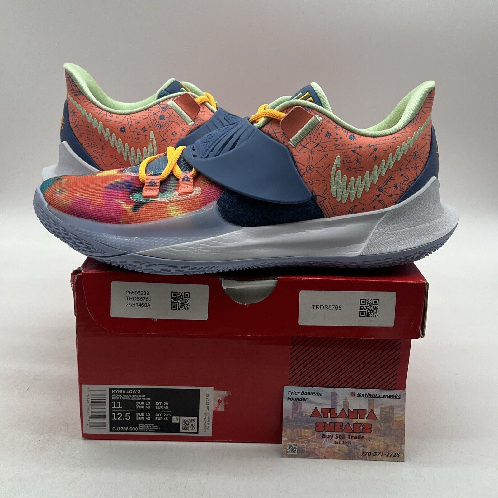 Size 11 - Nike Kyrie 3 Low Tie-Dye Blue Pink Orange (CJ1286-600) – I ...
